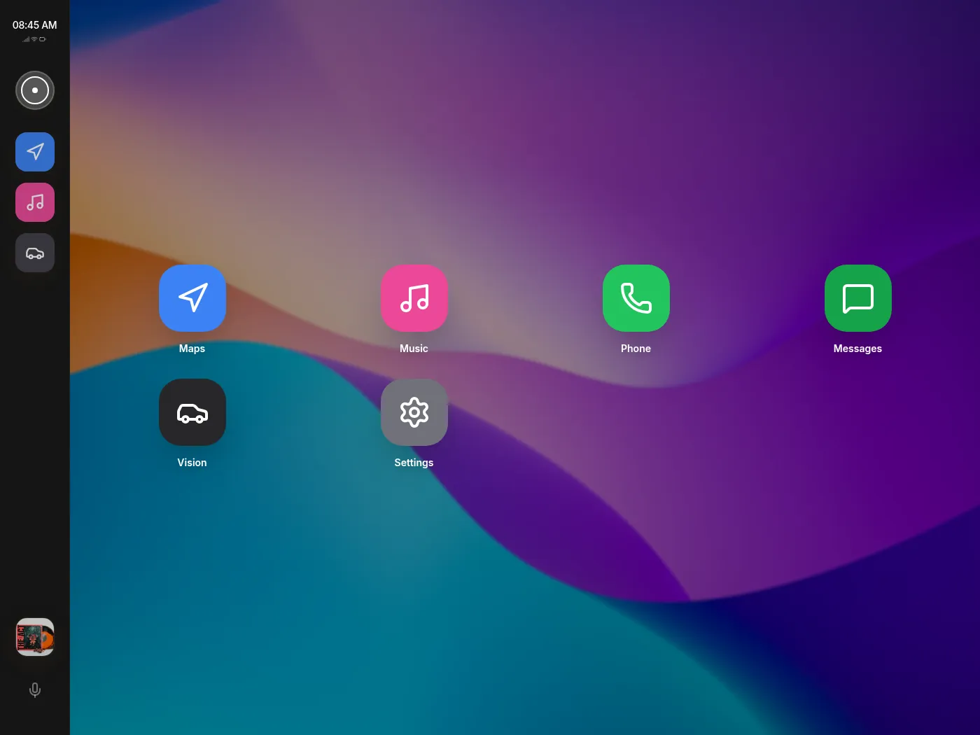 Vision CarPlay Dashboard