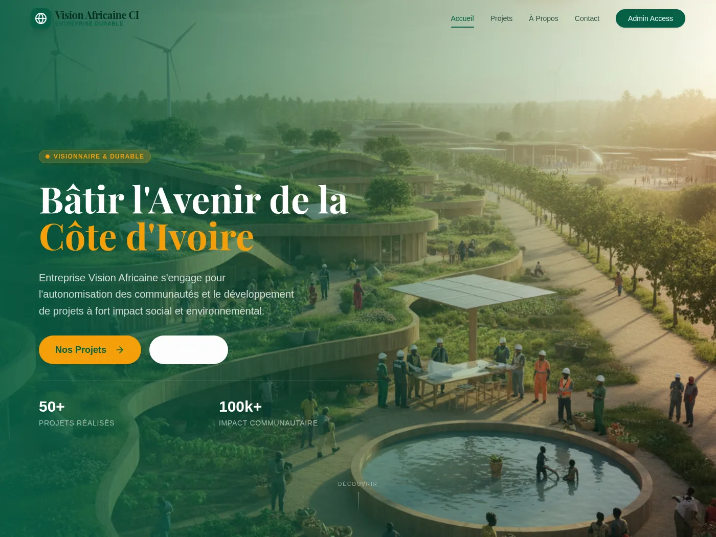 Vision Africaine CI Portal