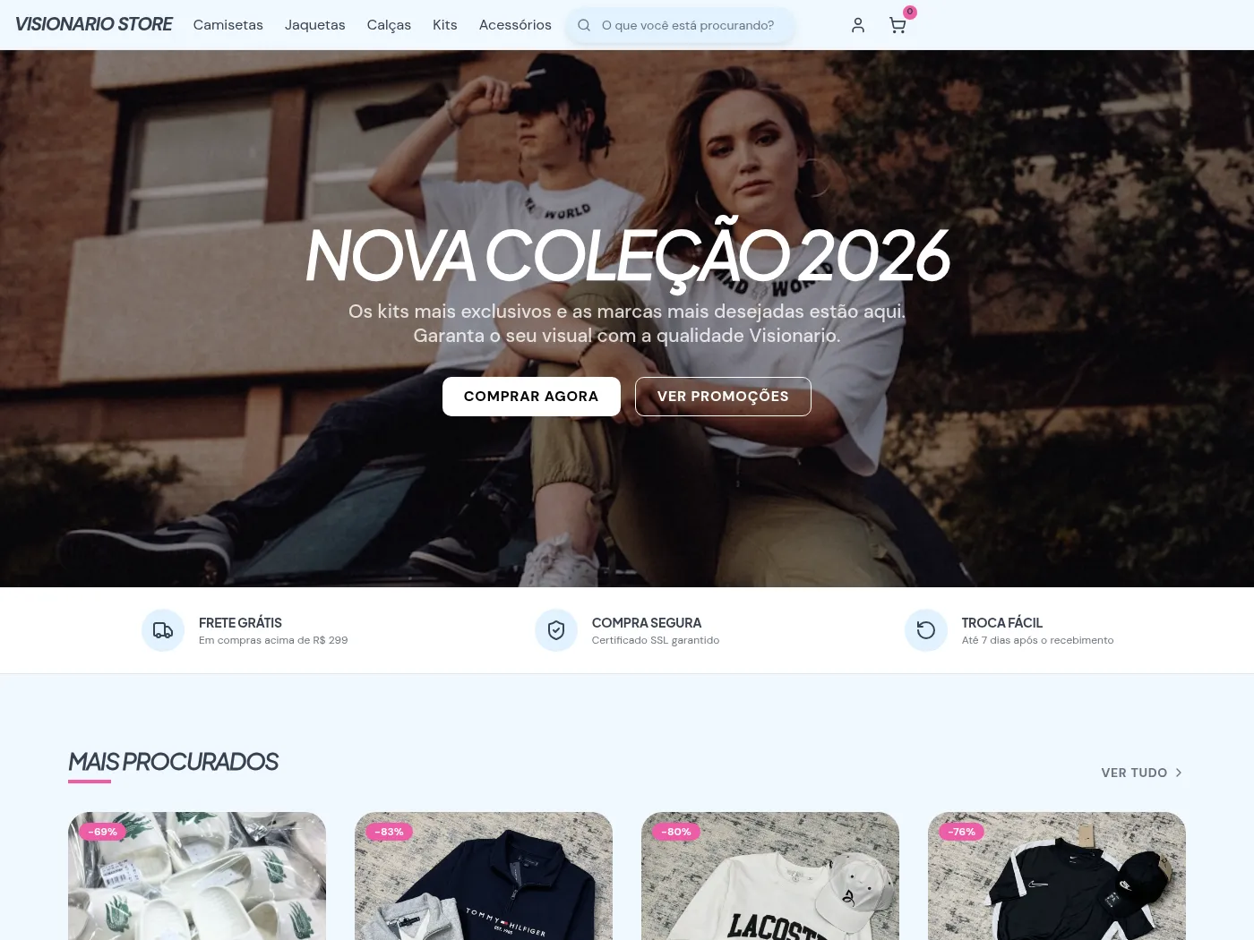 Visionario Store Clone