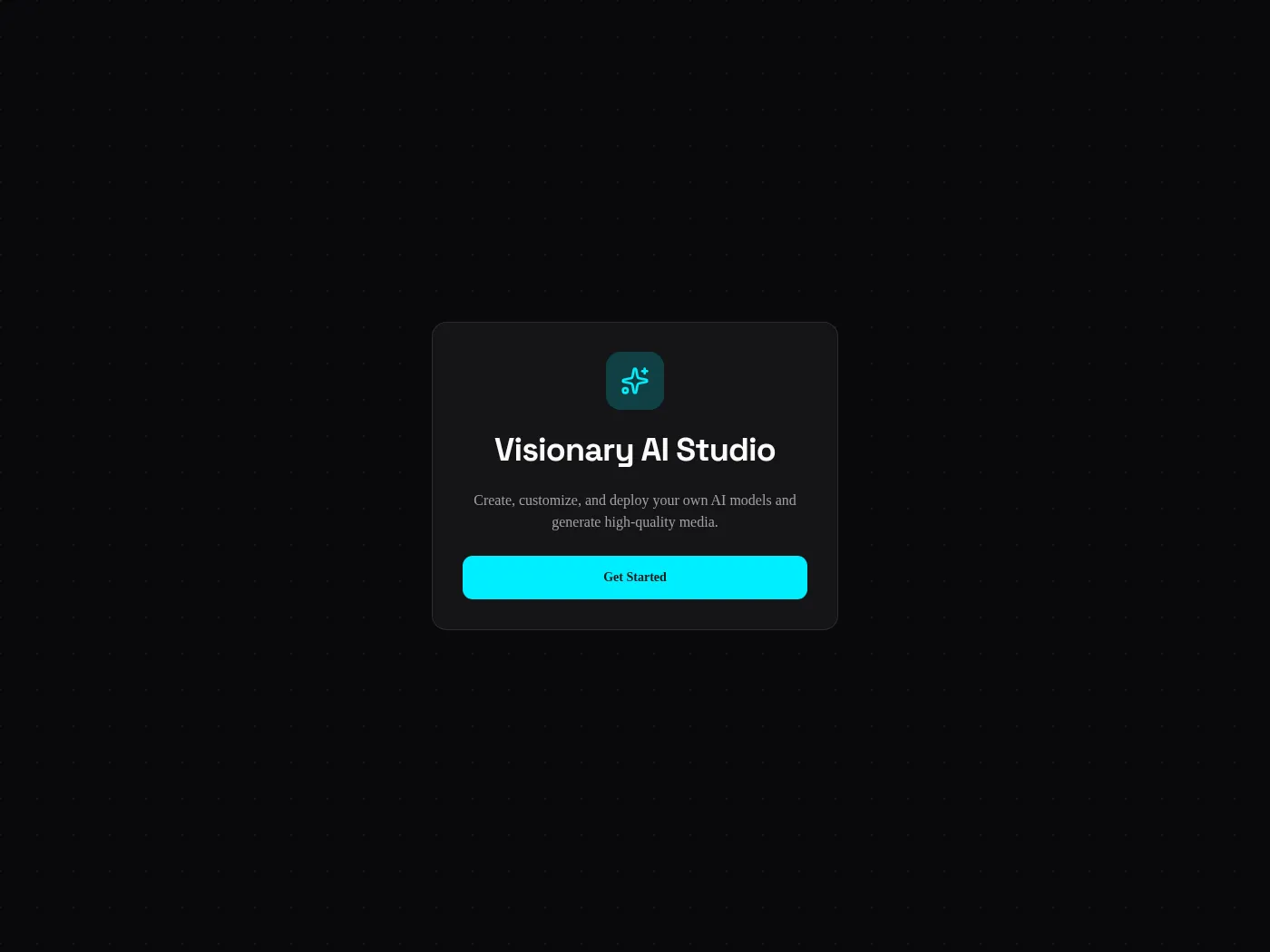 Visionary AI Studio