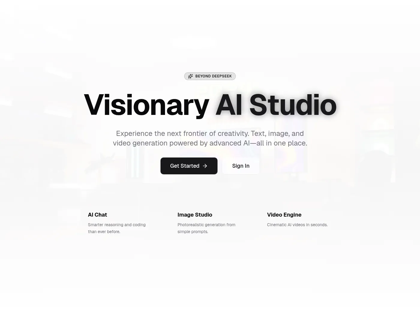 Visionary AI Studio