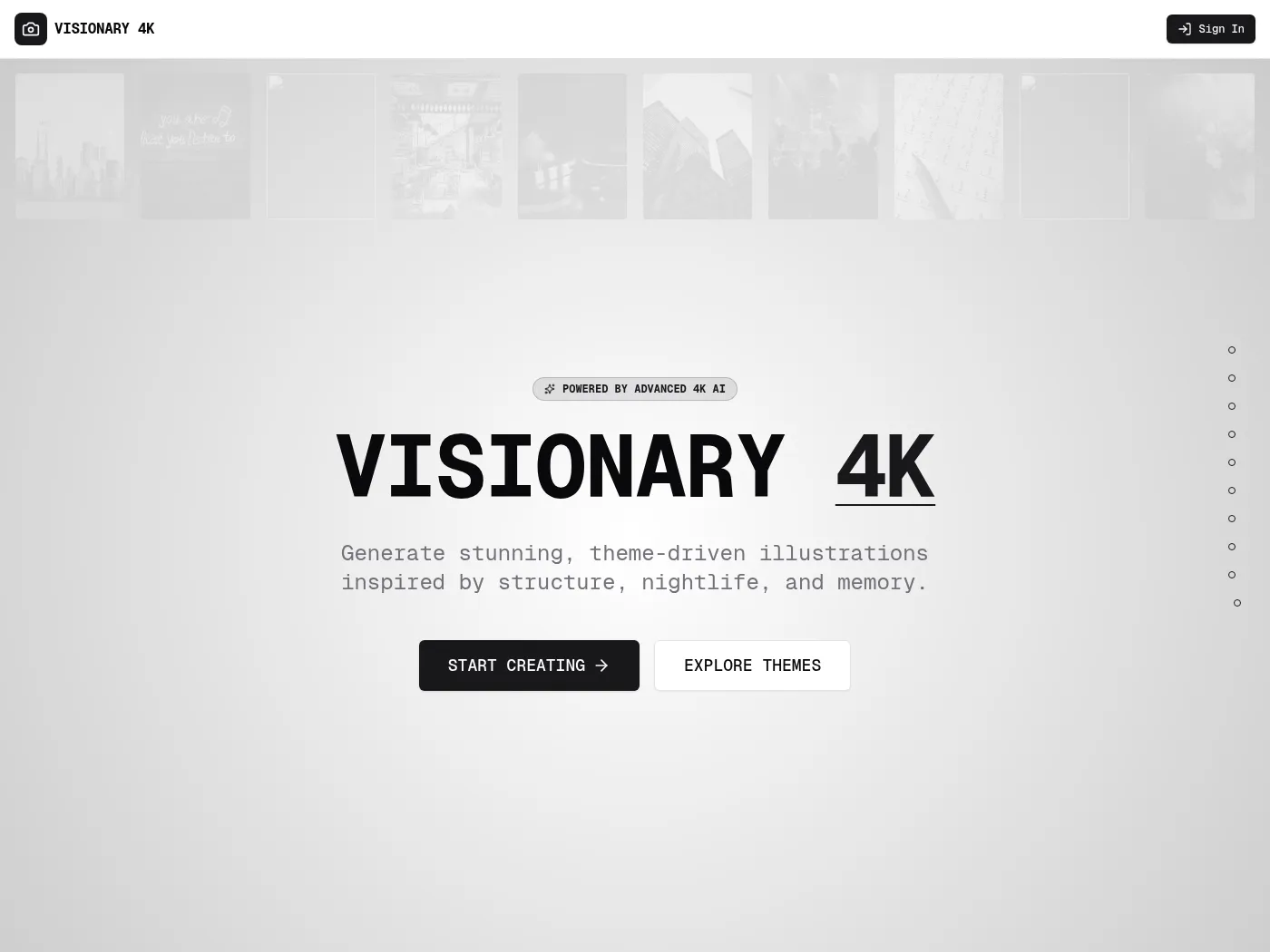 Visionary 4K Image Maker