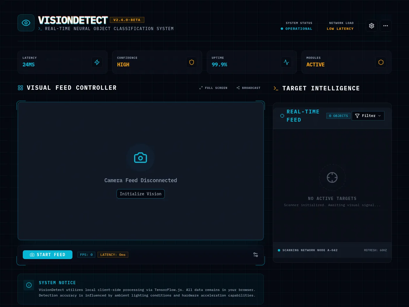 VisionDetect Web App
