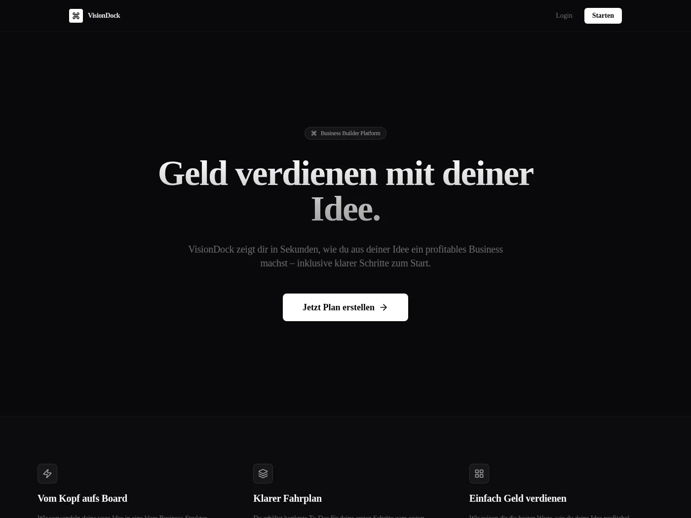 VisionDock Business Builder