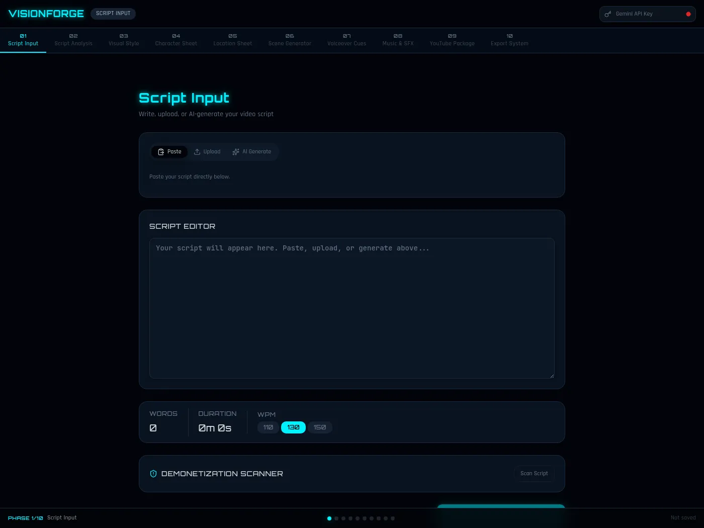 VISIONFORGE AI Studio