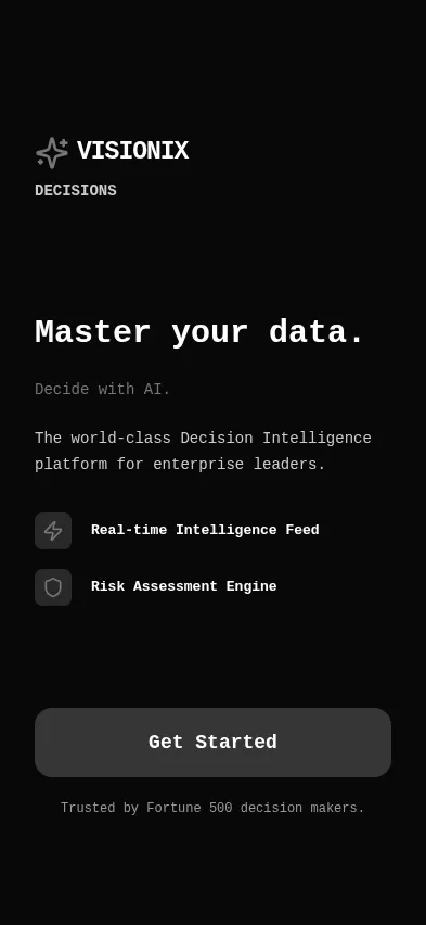 VISIONIX Mobile Decision AI