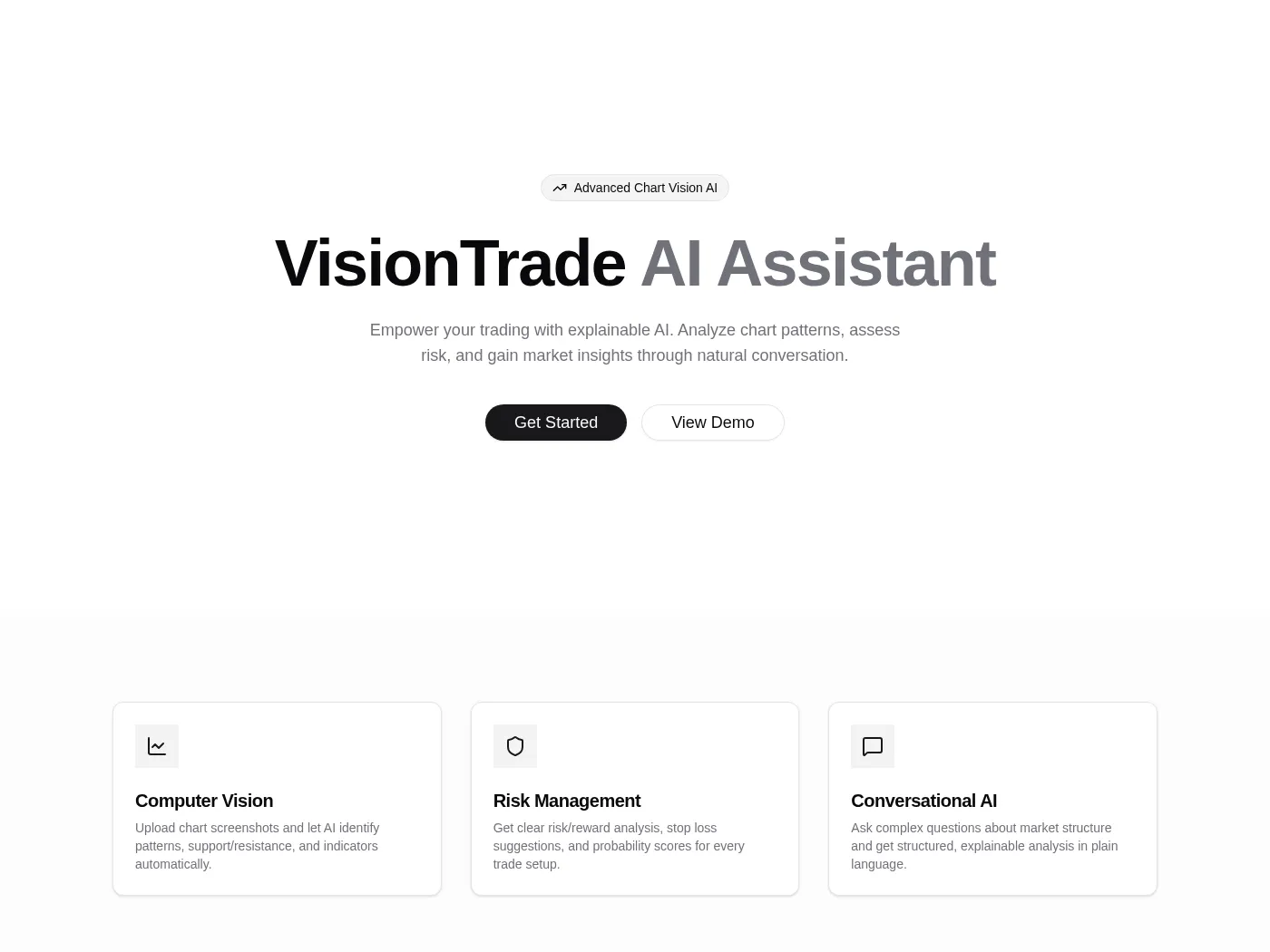 VisionTrade AI Assistant