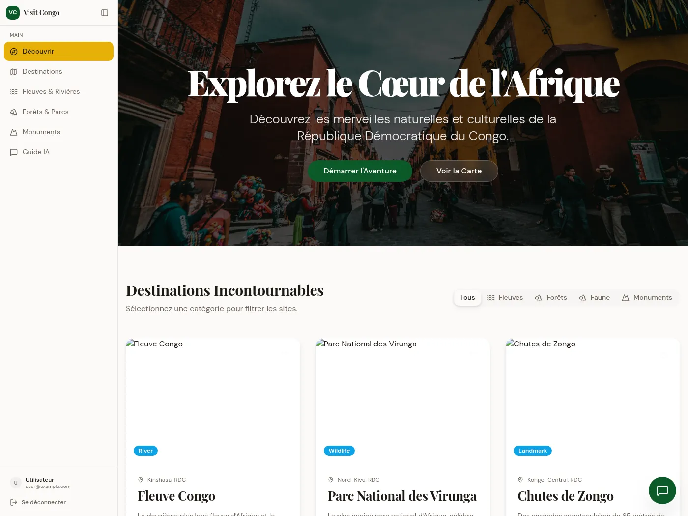 Visit Congo RDC