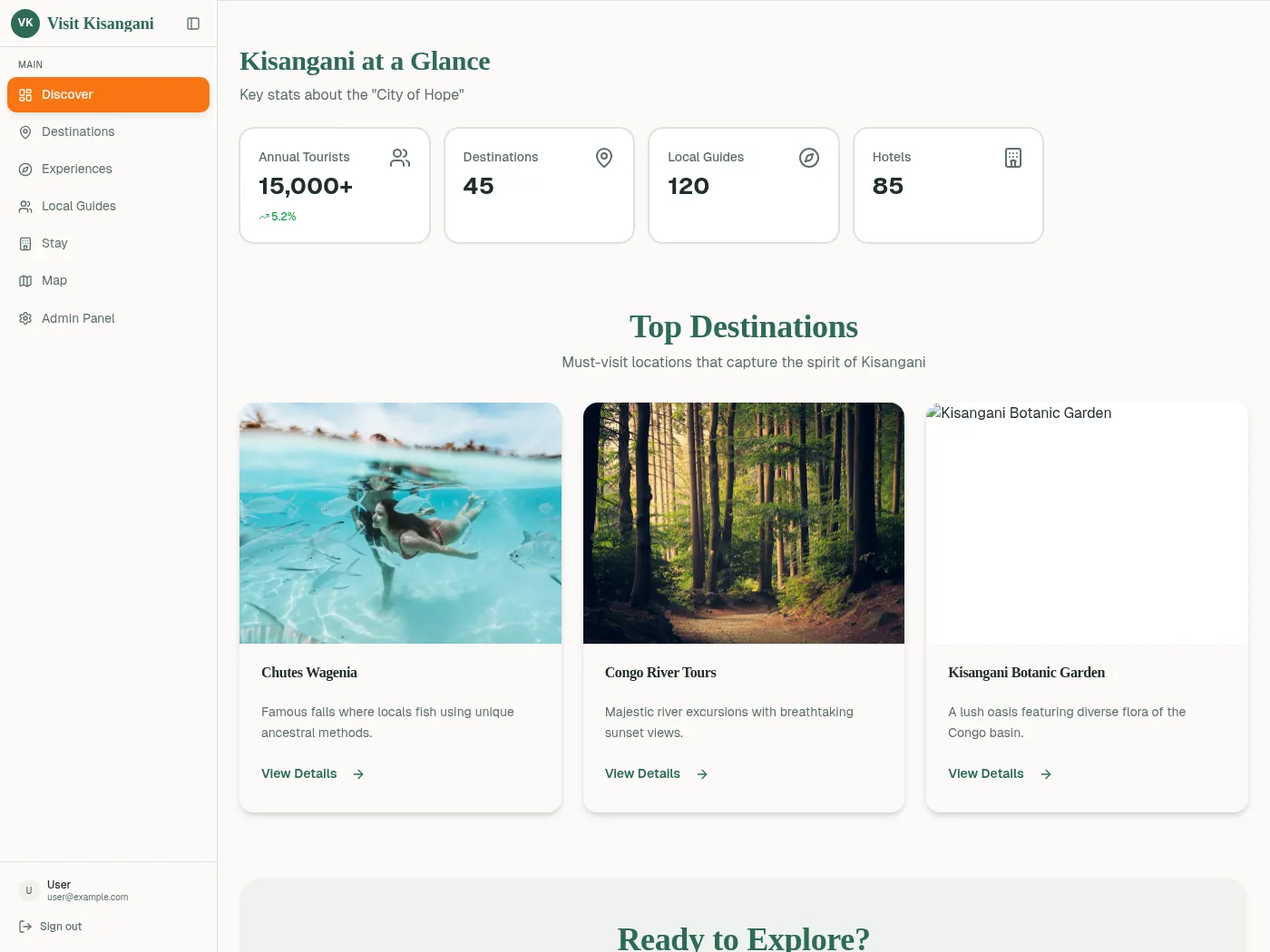 Visit Kisangani Explorer