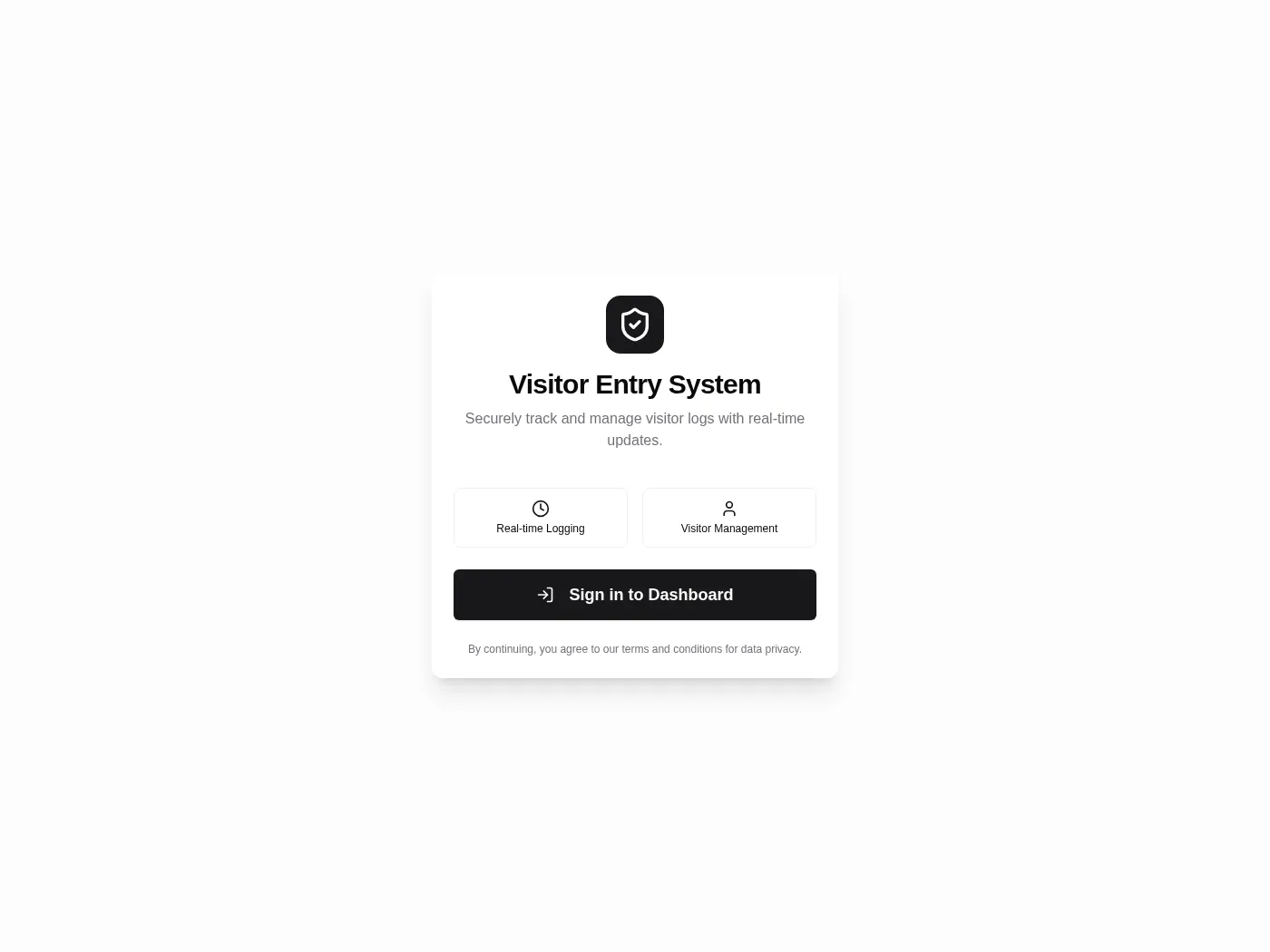 Visitor Time Tracker