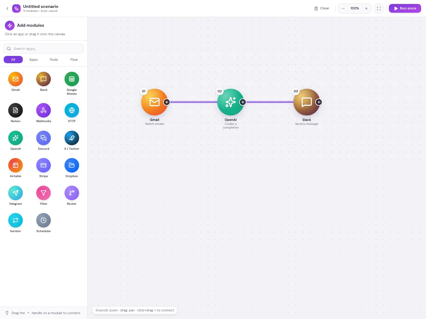 Visual Automation Builder