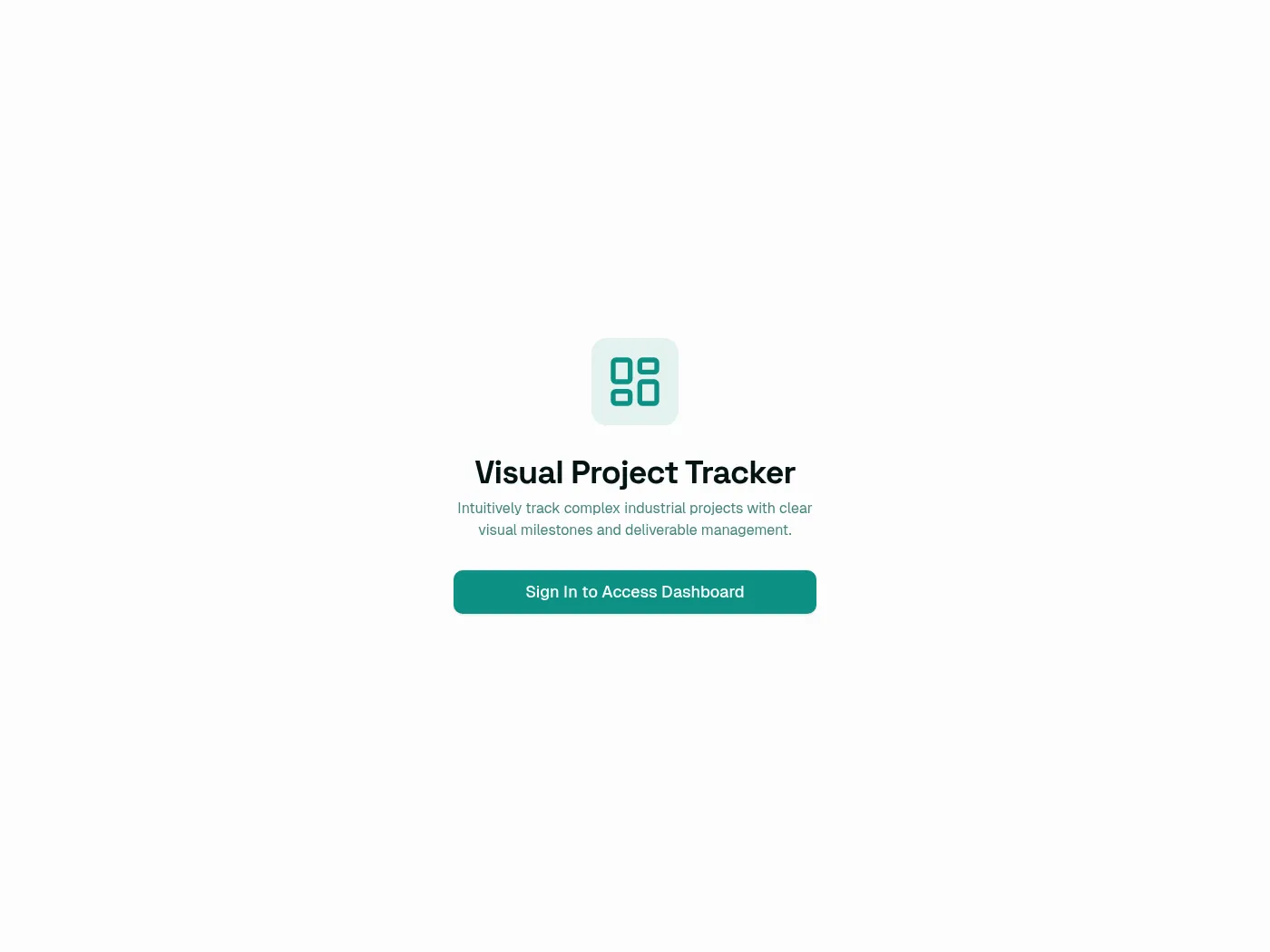 Visual Project Tracker