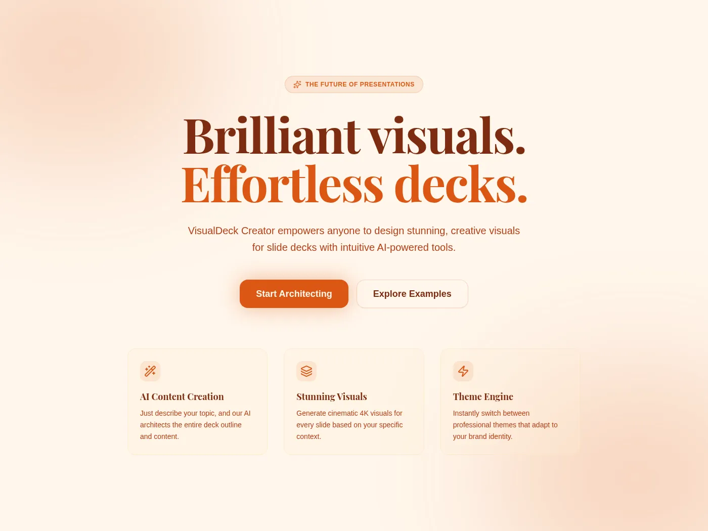 VisualDeck Creator