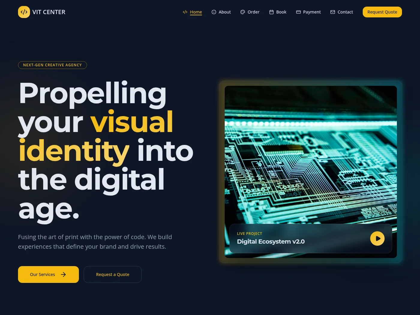 VIT Center Web Portal