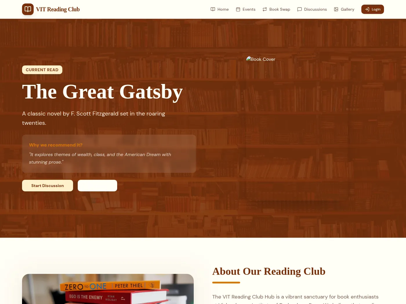 VIT Reading Club Hub