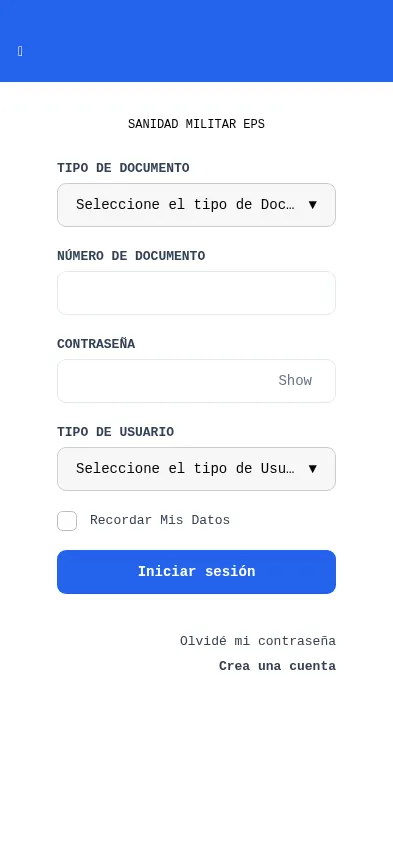 VitalApp Registro EPS