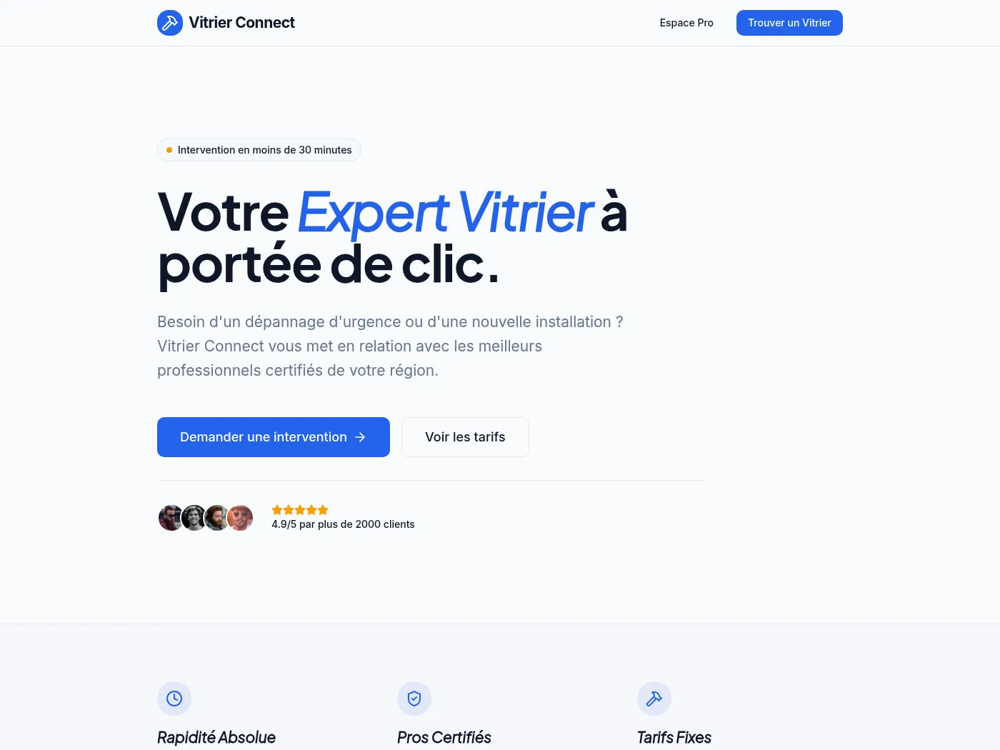 Vitrier Connect