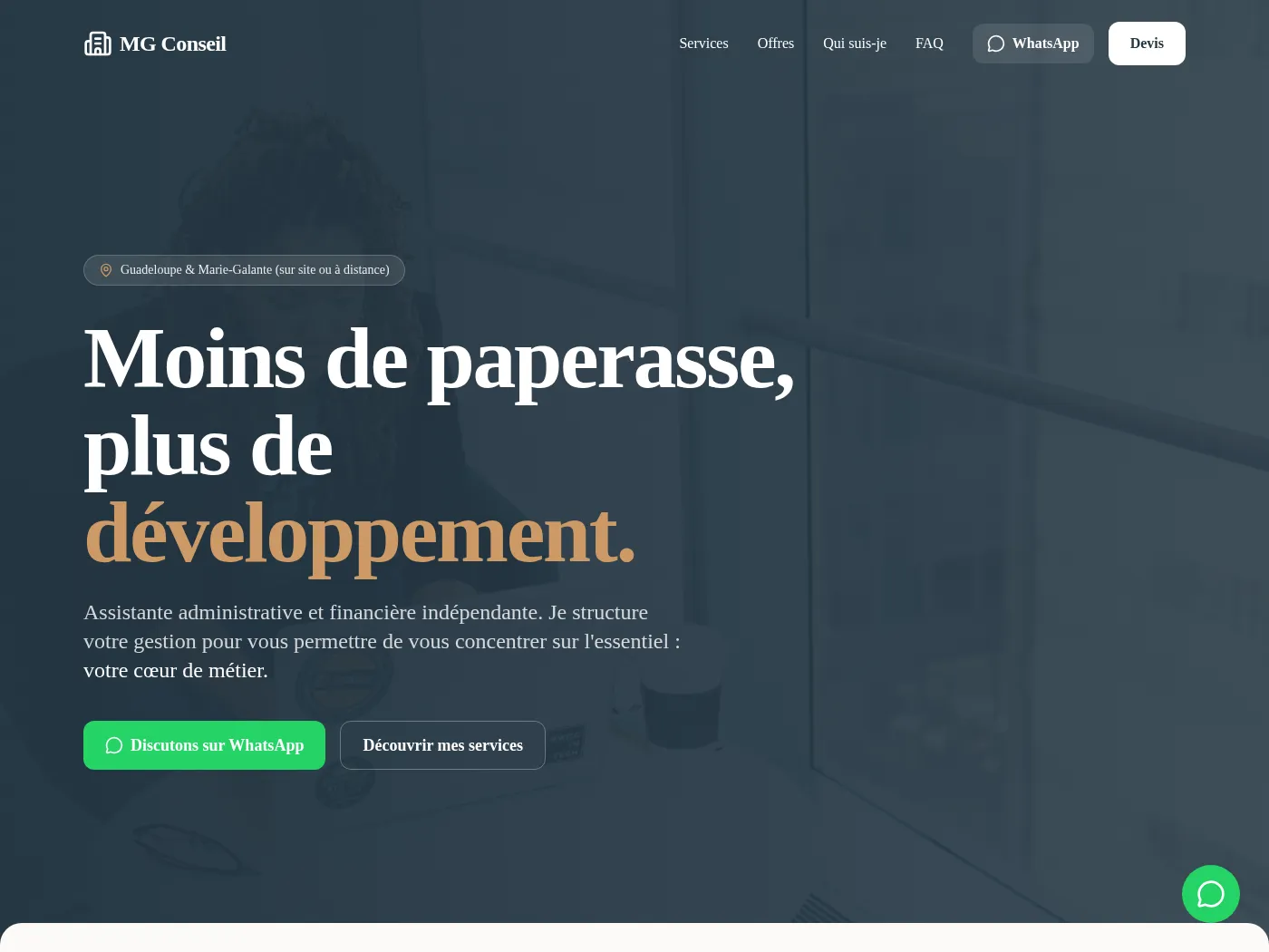 Vitrine Entreprise Express