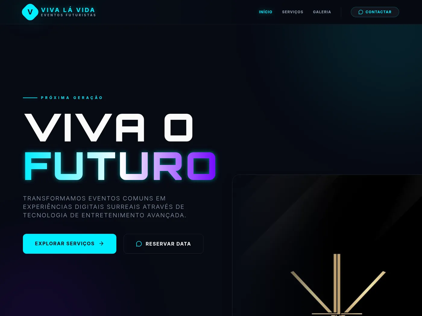 Viva Lá Vida Eventos Site