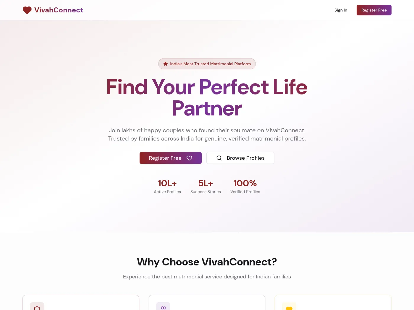 VivahConnect Platform