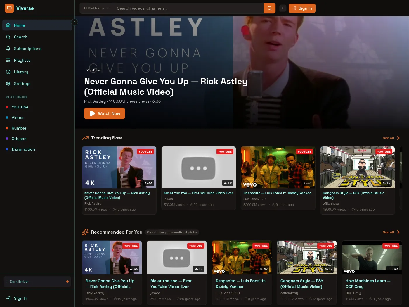 Vidiverse Video Hub