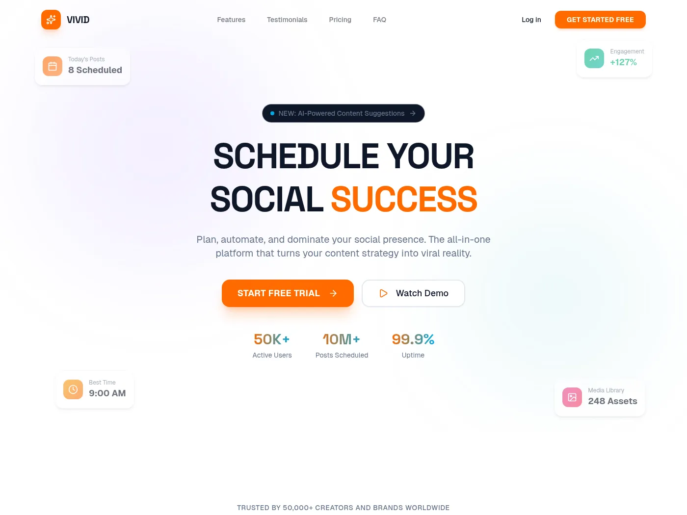 Vivid Social Scheduler (Remix)