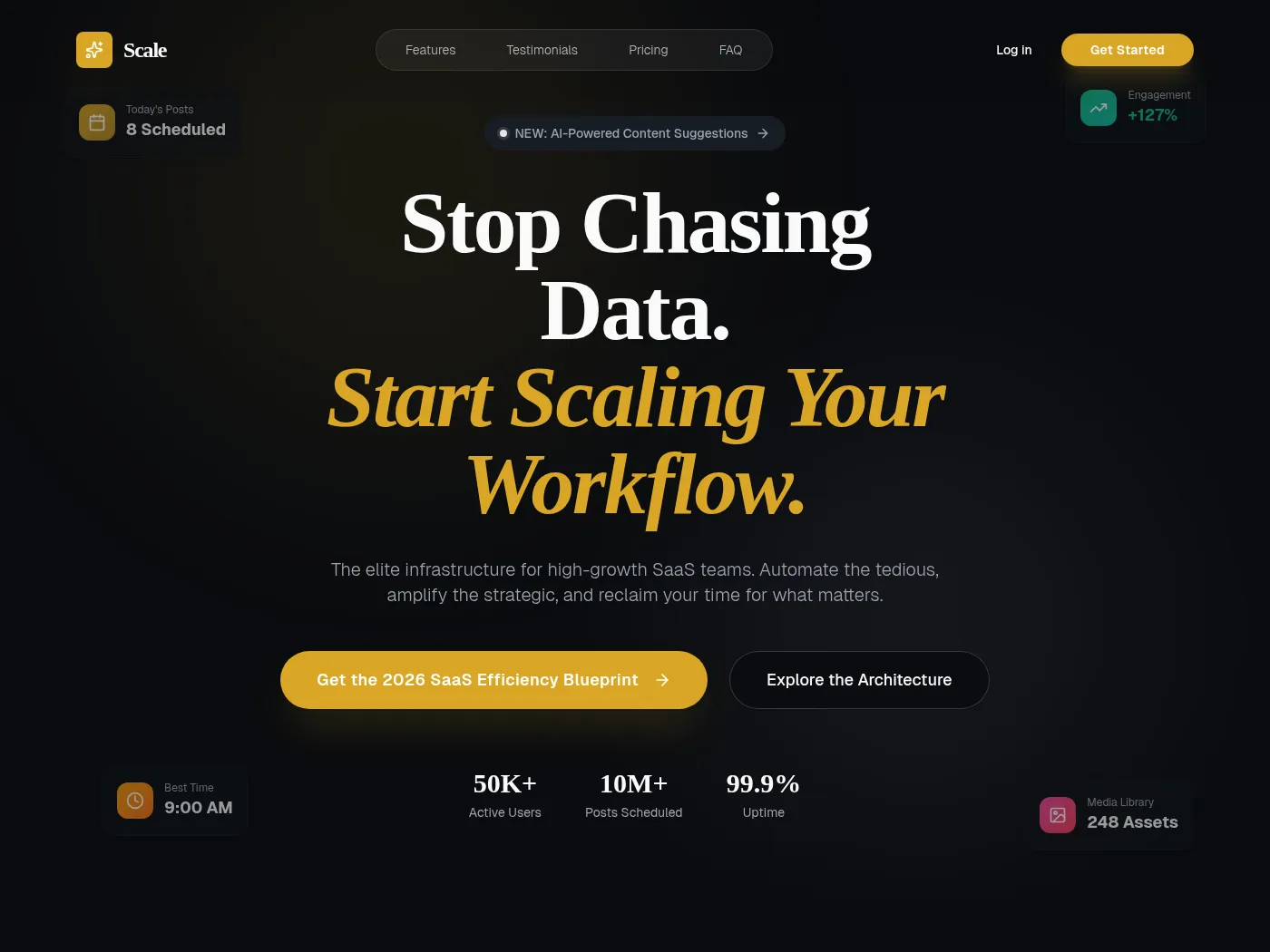 SaaS efficiency portal