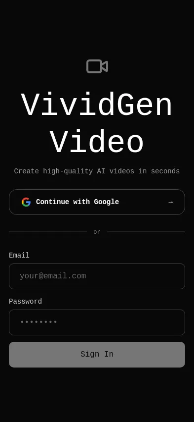 VividGen Video Creator