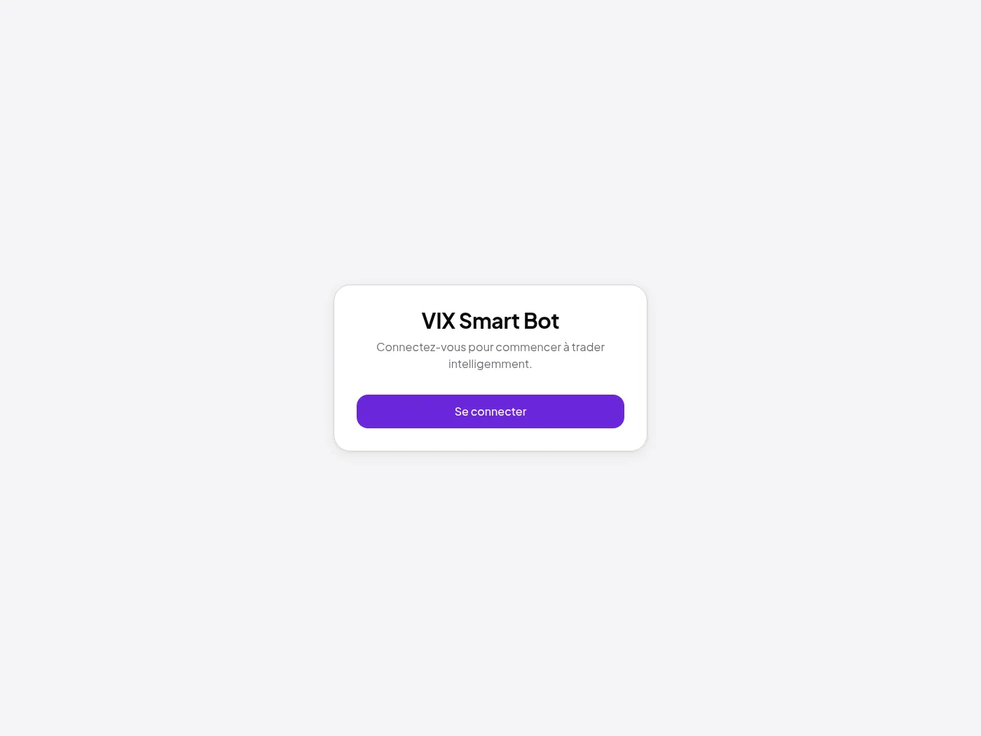 VIX Smart Trading Bot