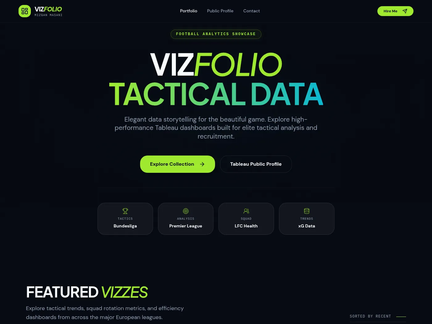Vizfolio Showcase