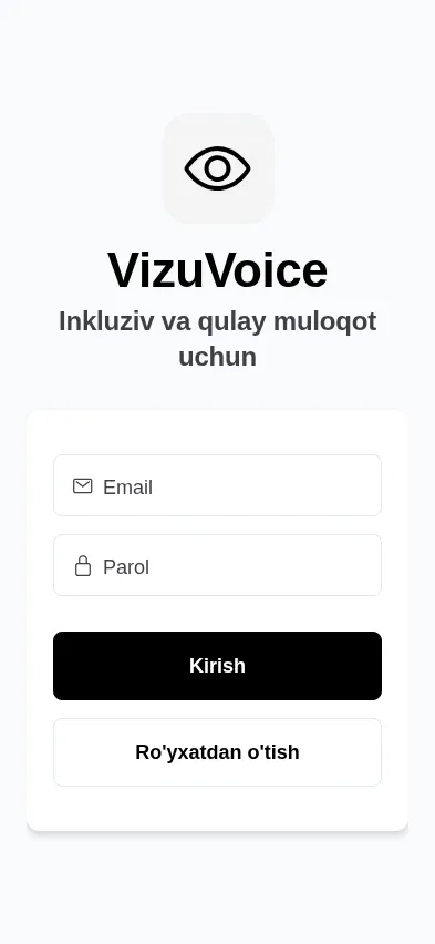 VizuVoice Accessibility App