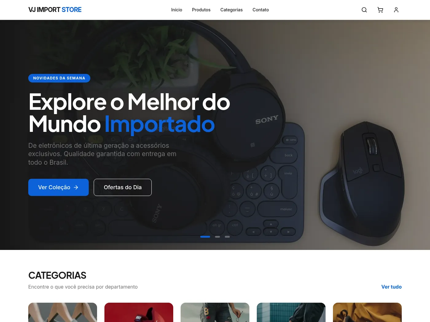 VJ Import Store Clone