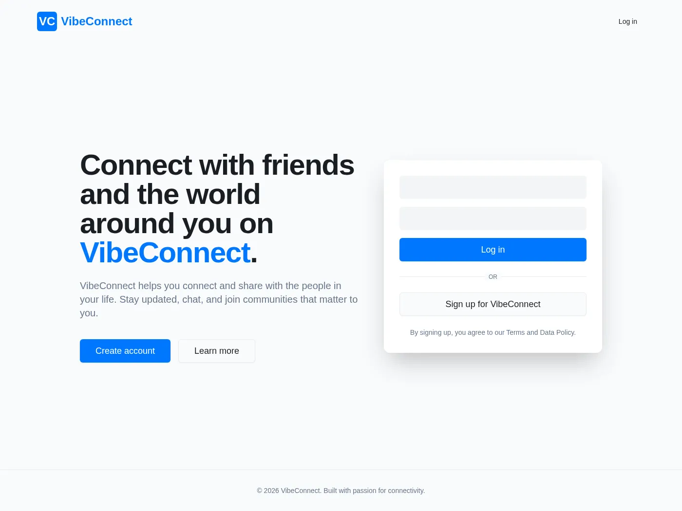 VK Social Clone