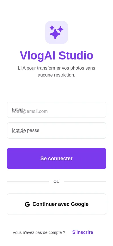 VlogAI Clone Mobile