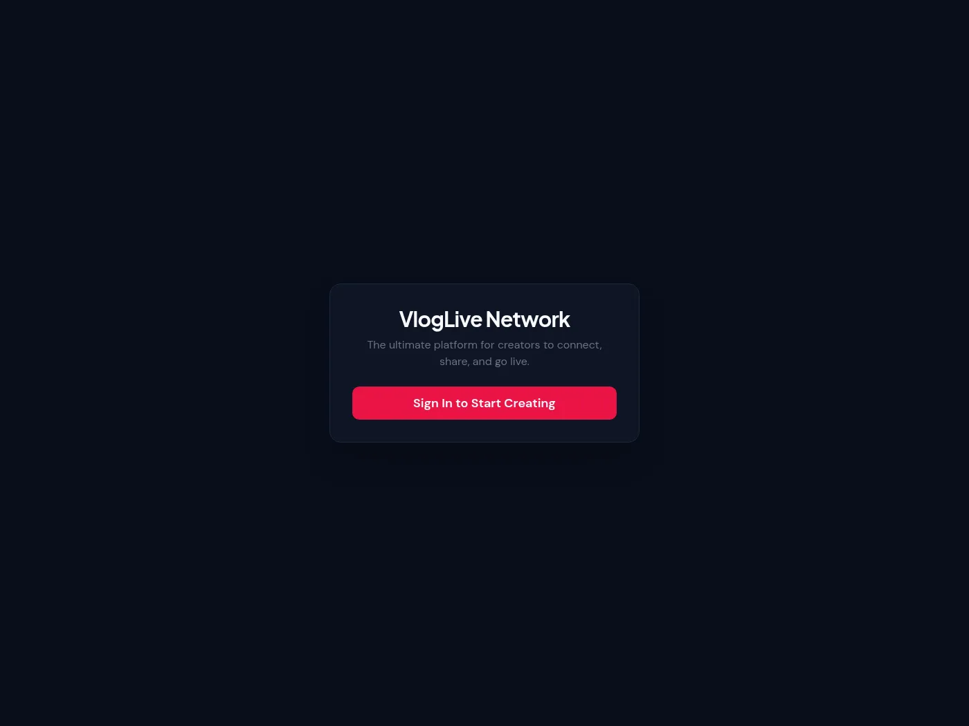 VlogLive Network