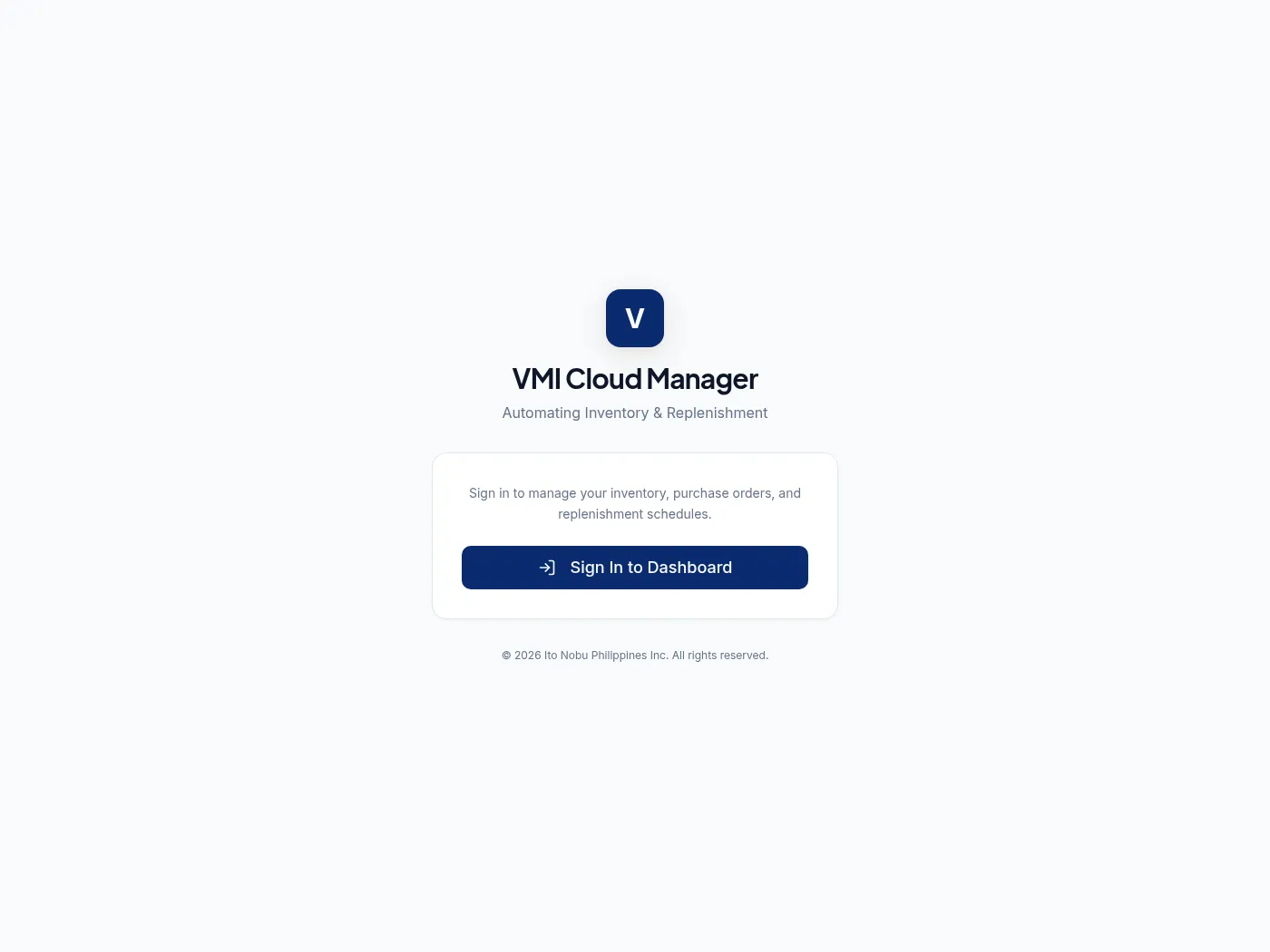 VMI Cloud Manager