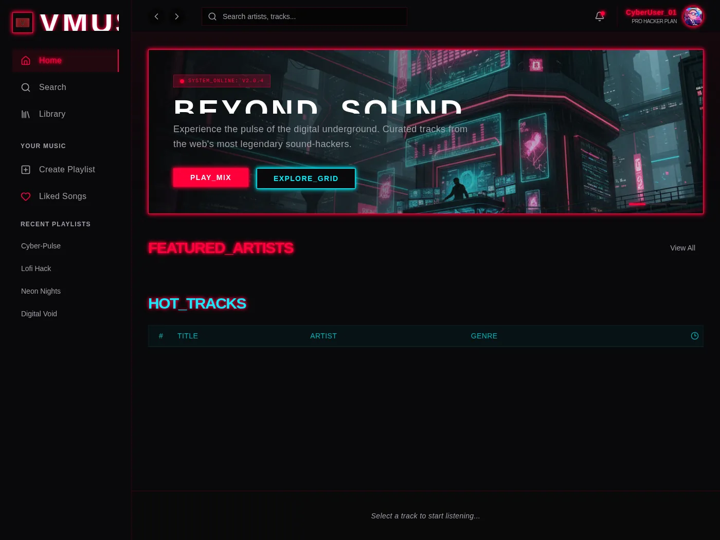VMusicer Cyberpunk Player