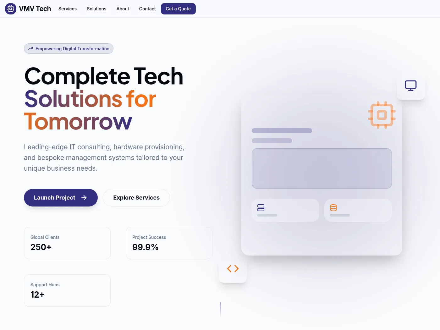 VMV Tech Solutions Hub