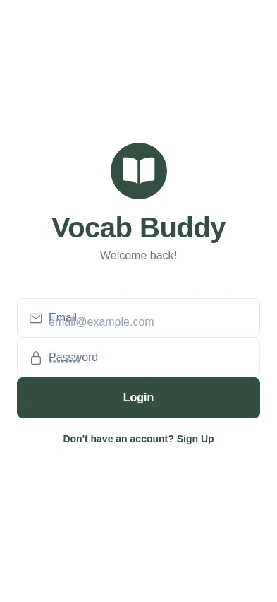Vocab Buddy App
