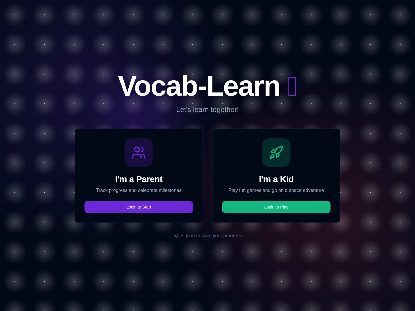 Vocab-Learn Adventure