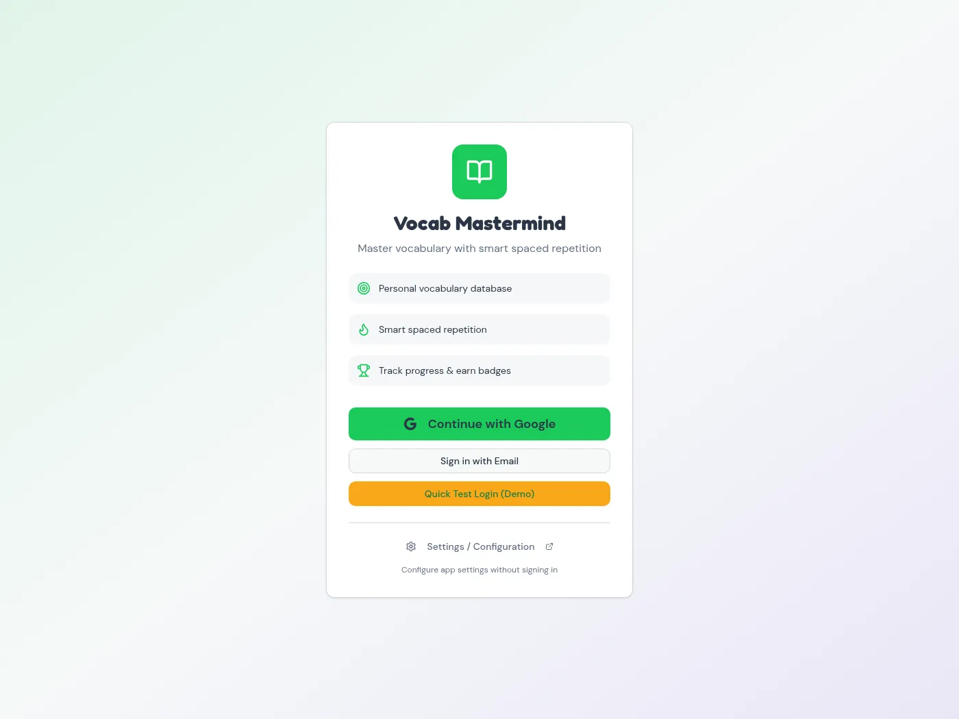 Vocab Mastermind