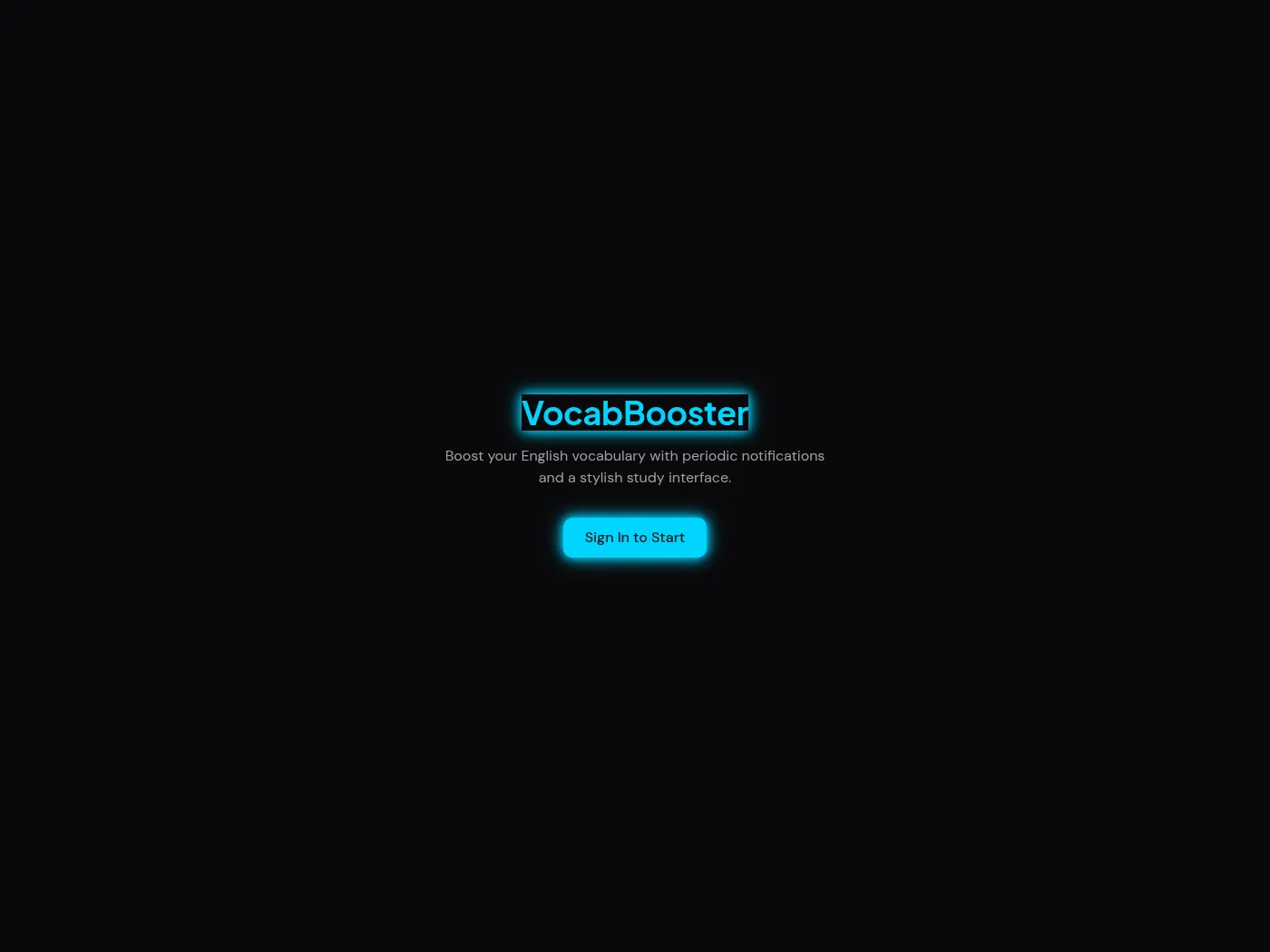 VocabBooster PWA