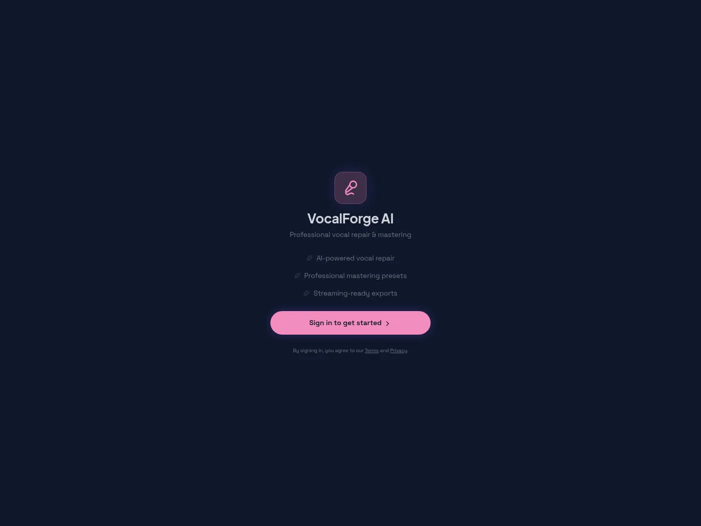 VocalForge AI Studio