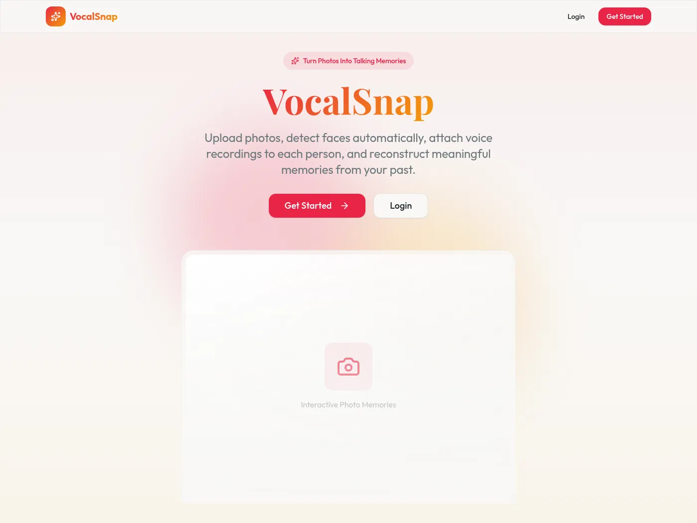 VocalSnap Memories