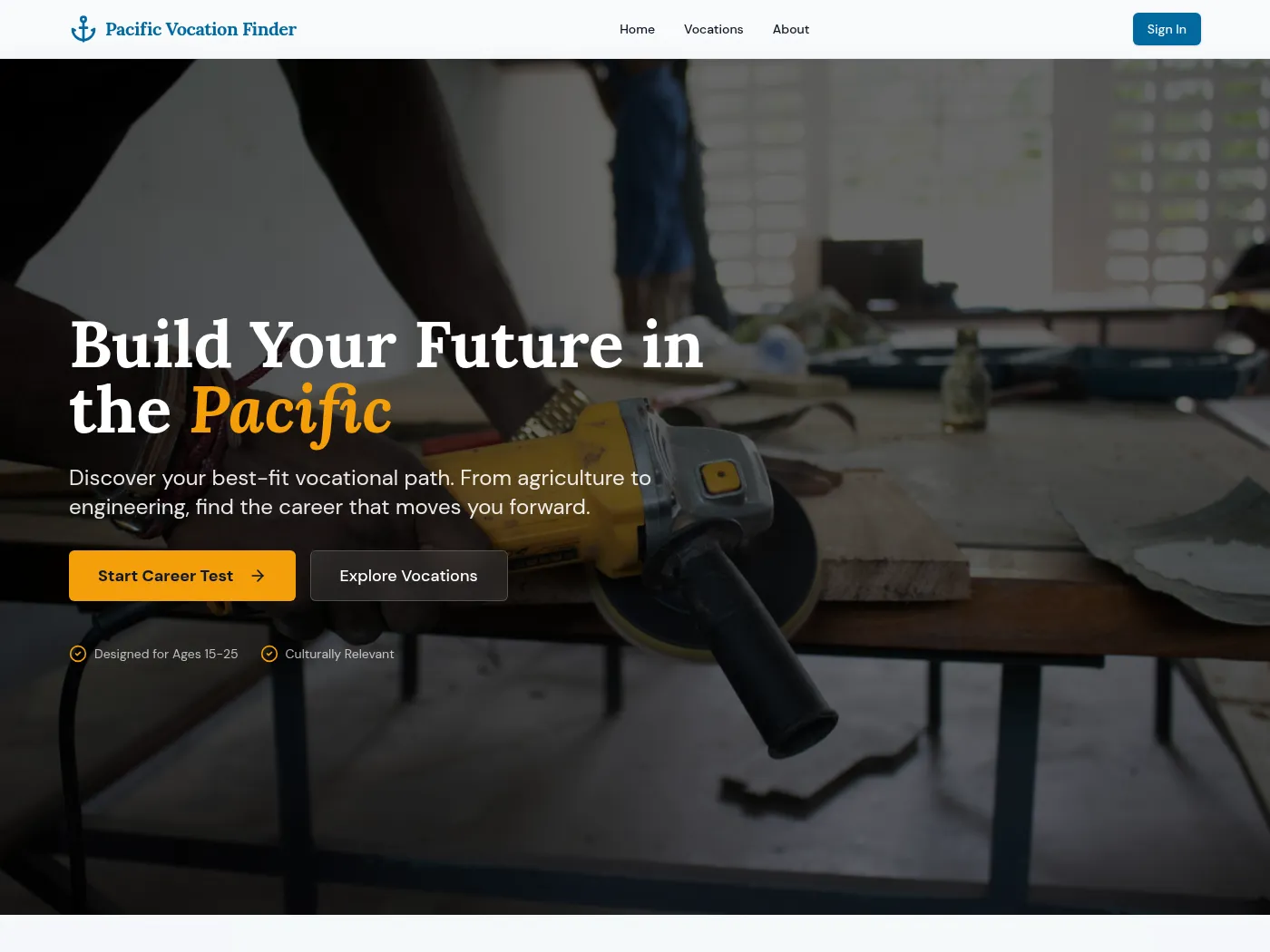 Pacific Vocation Finder