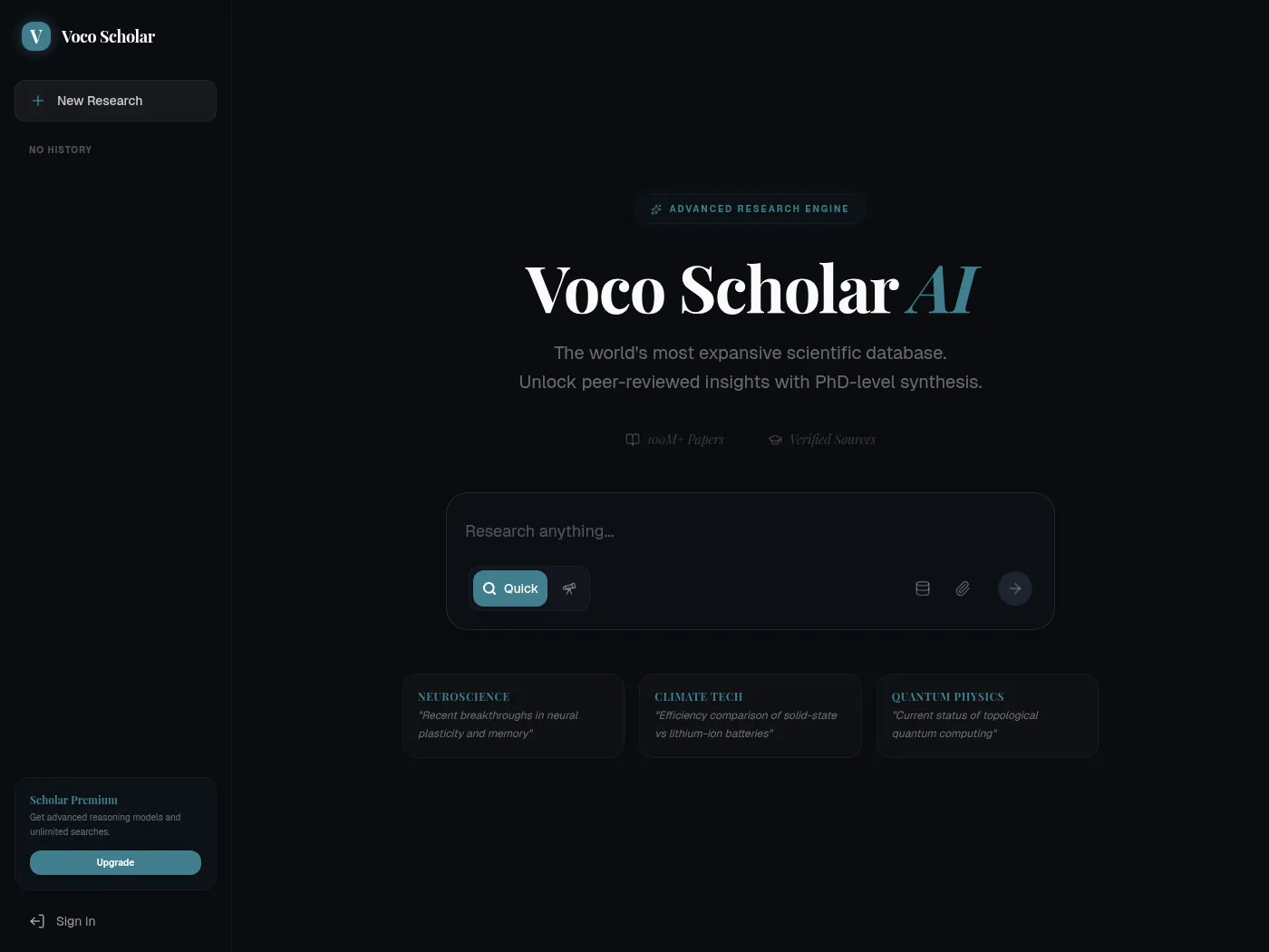 Voco Scholar AI