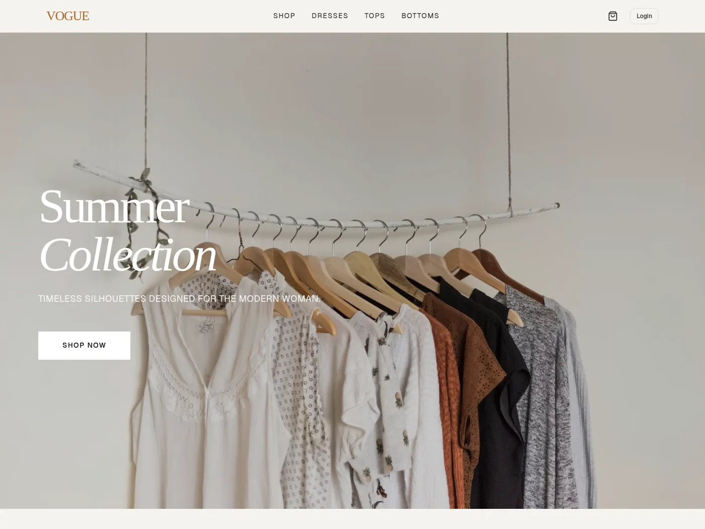 Vogue Boutique Shop