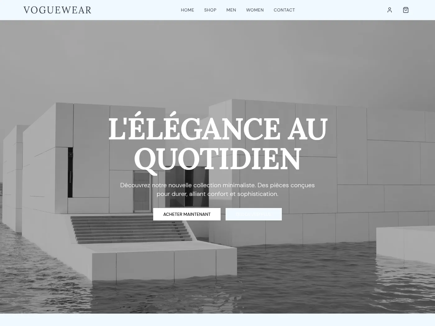 VogueWear Storefront