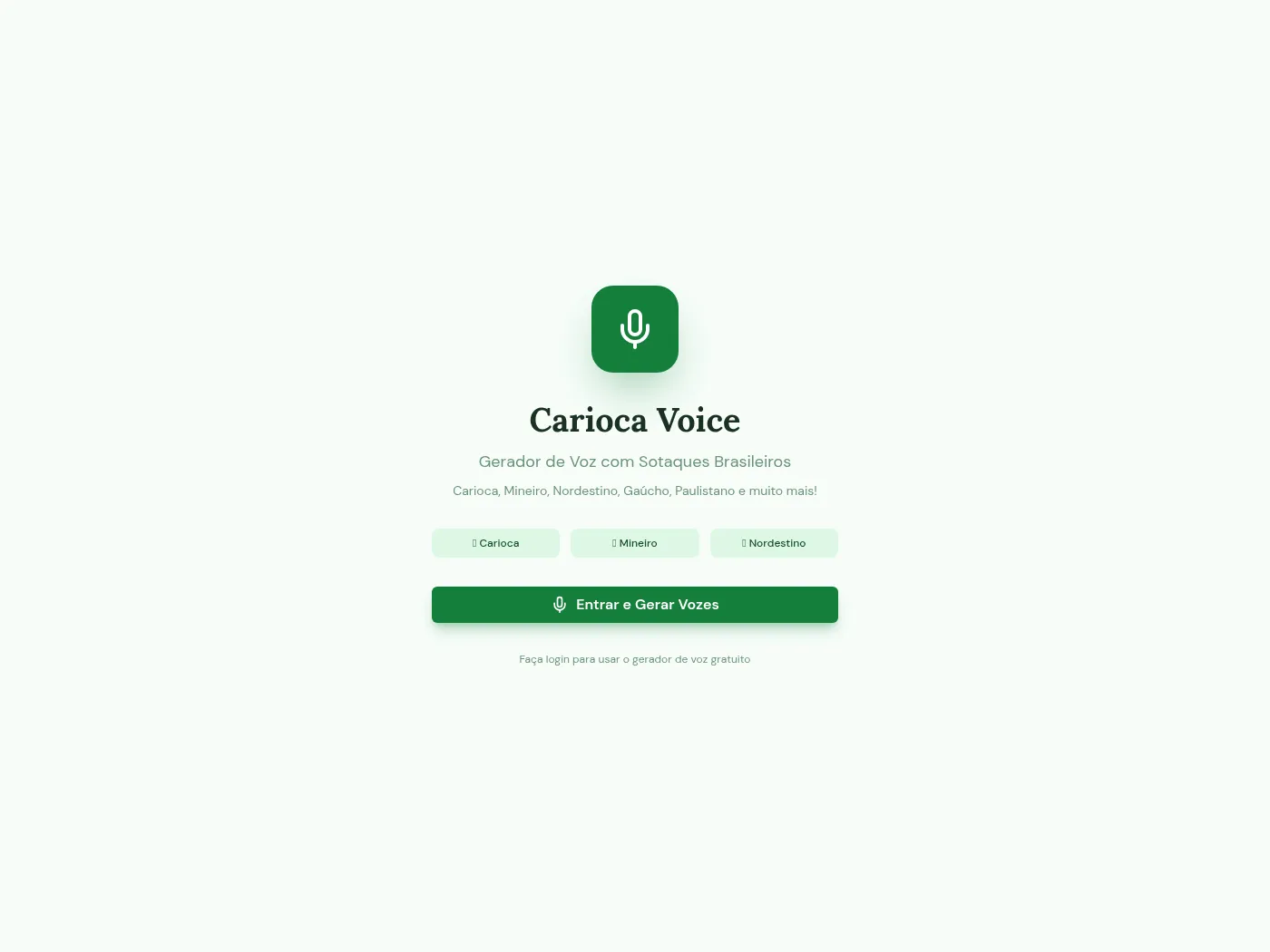 Carioca Voice Generator