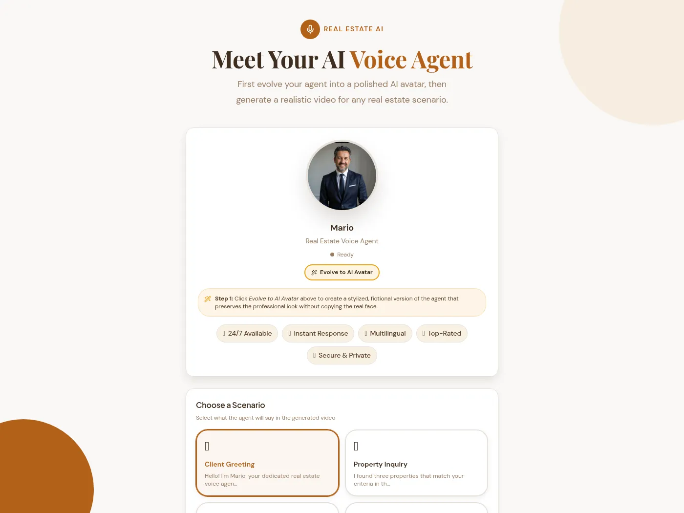 Real Estate Voice Agent